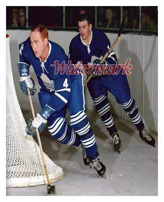 NHL Toronto Maple Leafs Red Kelly Dave Keon Game Action Color 8 X 10 ...
