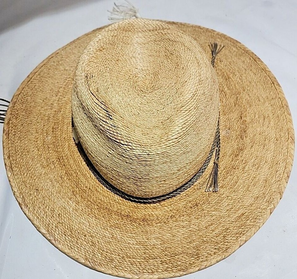 Legitimo Sahuayo Hat Gaucho Cowboy Vintage Straw Fedora Hand Made In ...