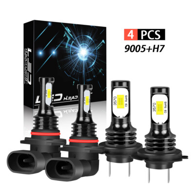 For Lexus ES300 1997-2003 4X 6000K Front LED Headlight Bulbs Combo High ...