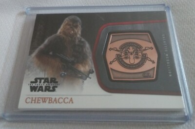 Star Wars The Force Awakens Chewbacca Galaxtic Medallion M-26 | eBay