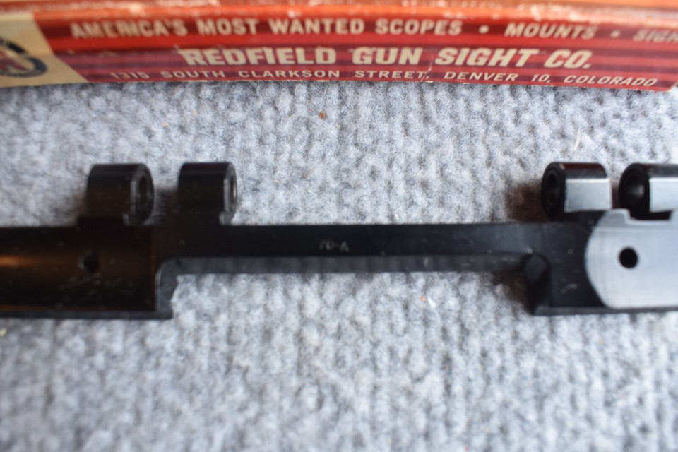 Vintage NOS Redfield 521020 Swing Over 70 A 1 PC. Scope Mount Base for ...