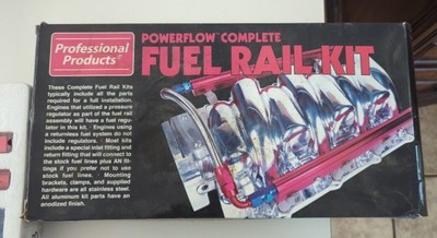 Professional Products Red Anodized LS, SBF , SBC Fuel Rail Kit Hot Rod ...
