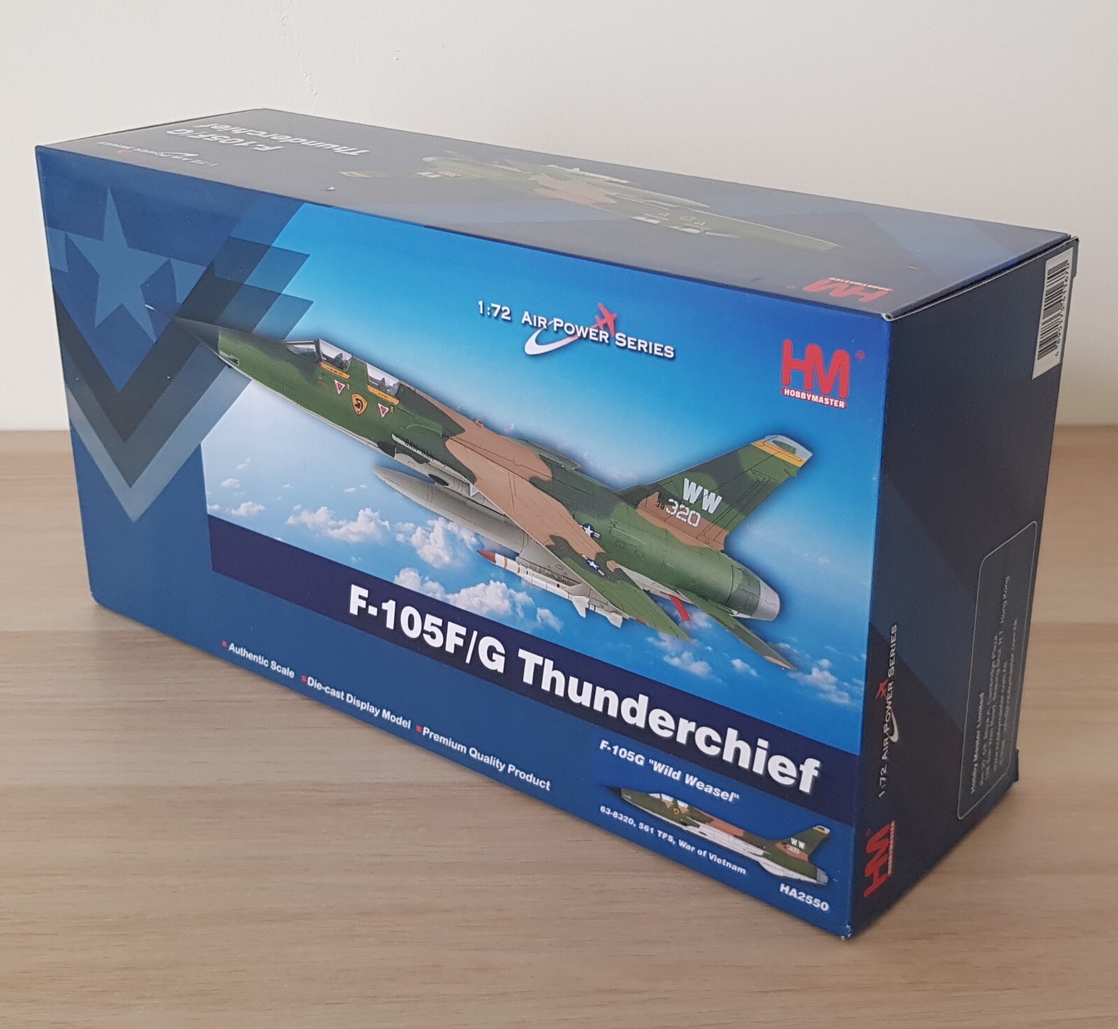 Hobby Master 1/72 HA2550 F-105G Thunderchief USAF 561st Wild Weasels ...