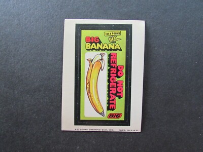 1974 Topps Wacky Packages 7th Series 7 Sticker Big Banana Pen | eBay