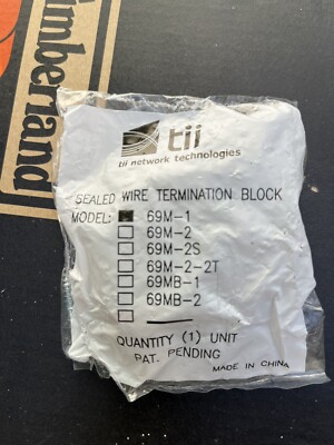 Tii Network Technologies 69M-1 Sealed Wire Termination Block | eBay