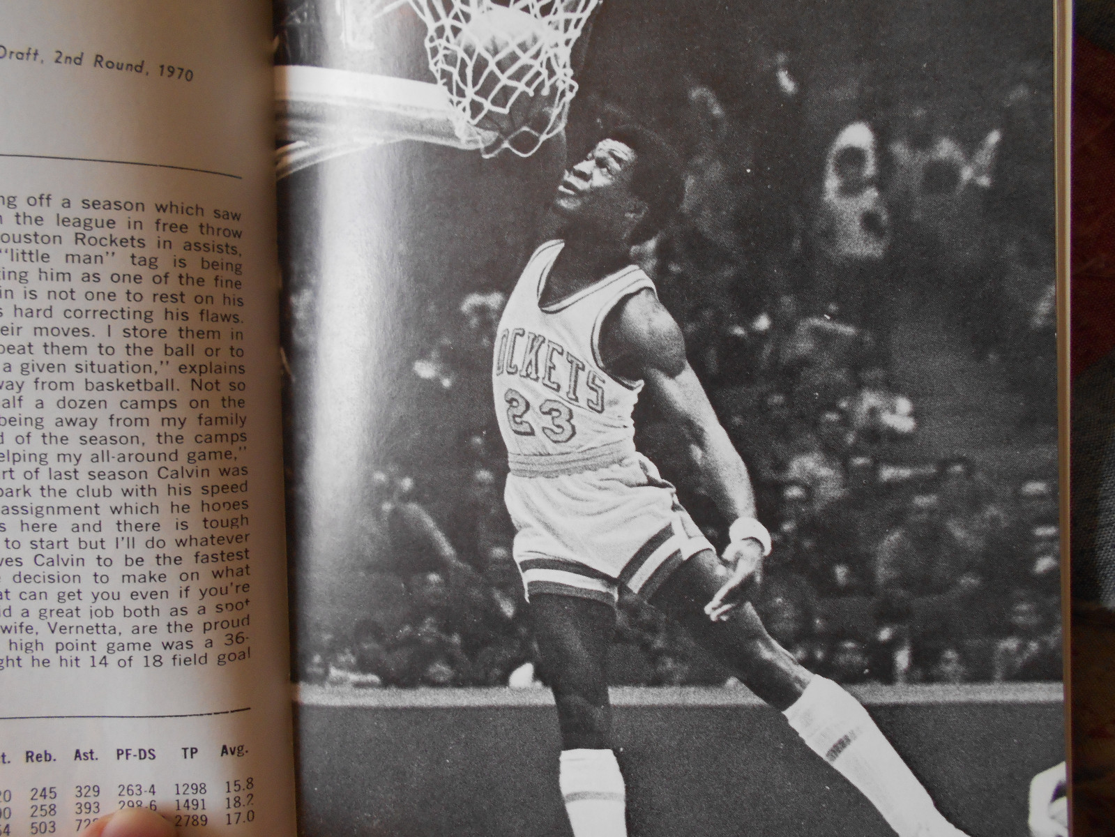 1972-73 HOUSTON ROCKETS MEDIA GUIDE Yearbook 1973 PRESS BOOK NBA ...