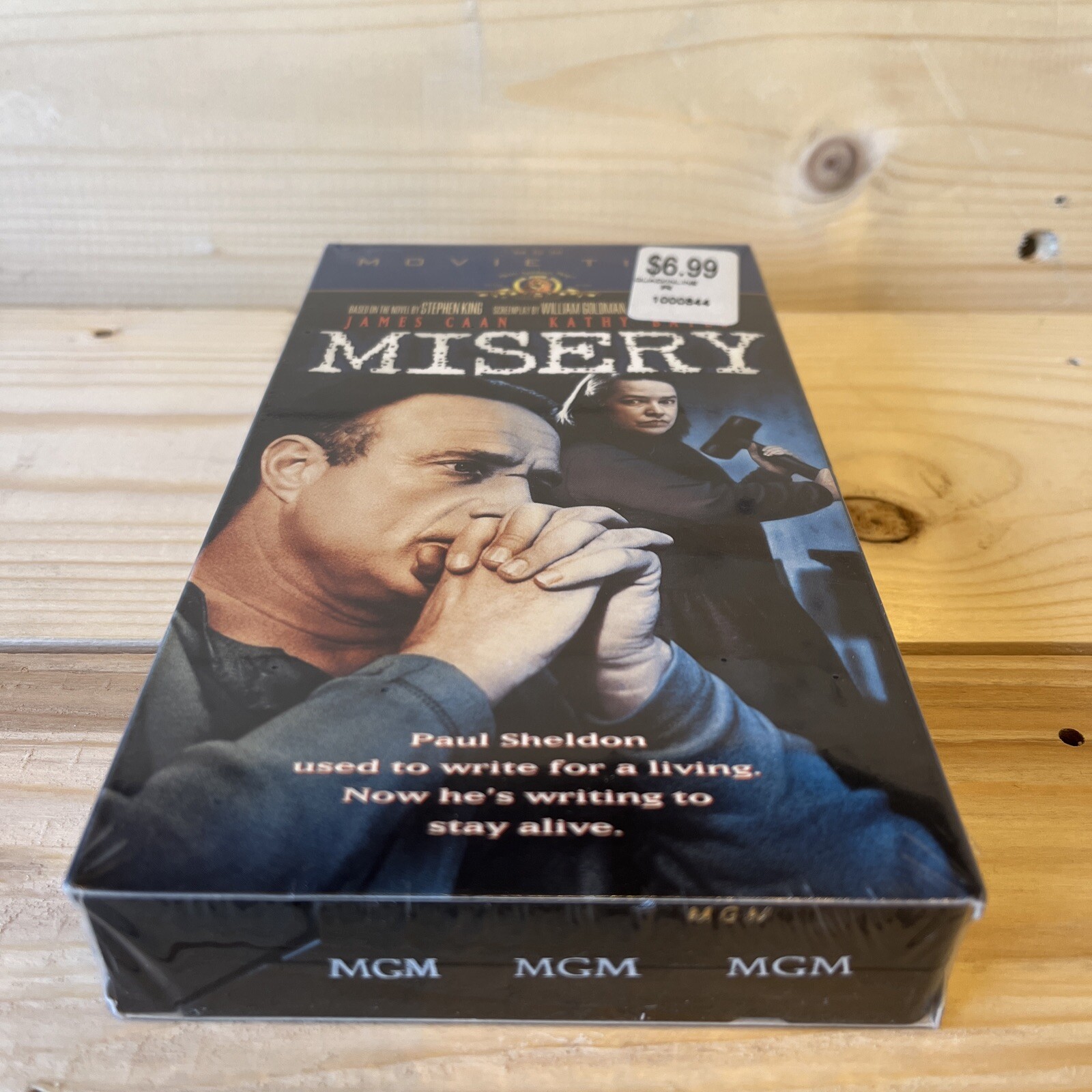 Misery (VHS, 2000) Factory Sealed MGM Stephen King Kathy Bates Rob ...