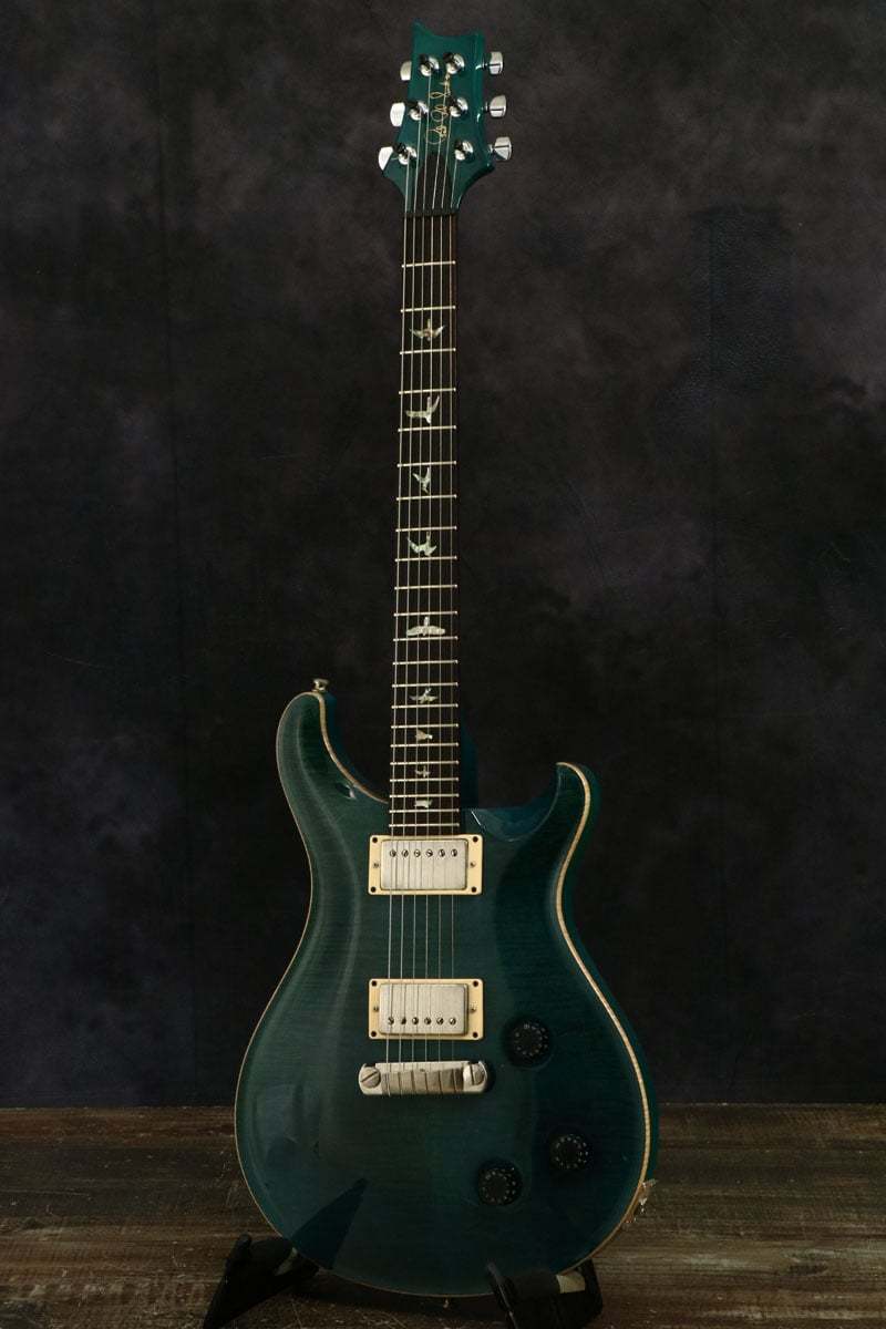Paul Reed Smith PRS Custom 22 Teal Black Wide Fat Neck Guitar Electric ...