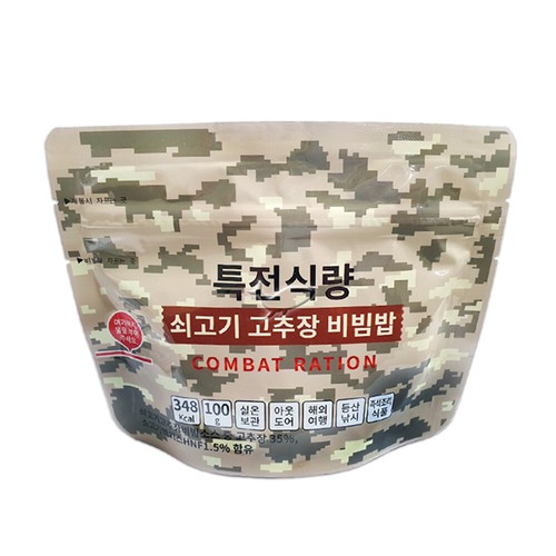 Korean Military MRE Beef Red Pepper Beef Rice Food Bibimbap 100g | eBay UK
