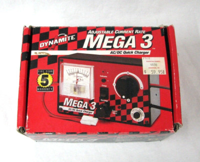 Dynamite Mega 3 AC/DC Quick Charger Ni-Cd 4 to 7 cell (4.6 - 8.4 volt ...