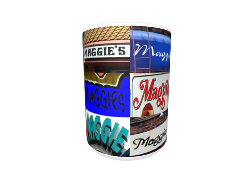 MAGGIE Coffee Mug / Cup featuring the name in actual sign photos | eBay