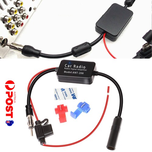 Strengthen Booster Radio aerial splitter AM FM Signal Amplifier Car ...