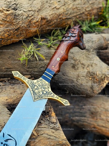 Handmade Zulfiqar Sword, İslamic Sword, Hazrat Ali A.S Sword, Engraved ...