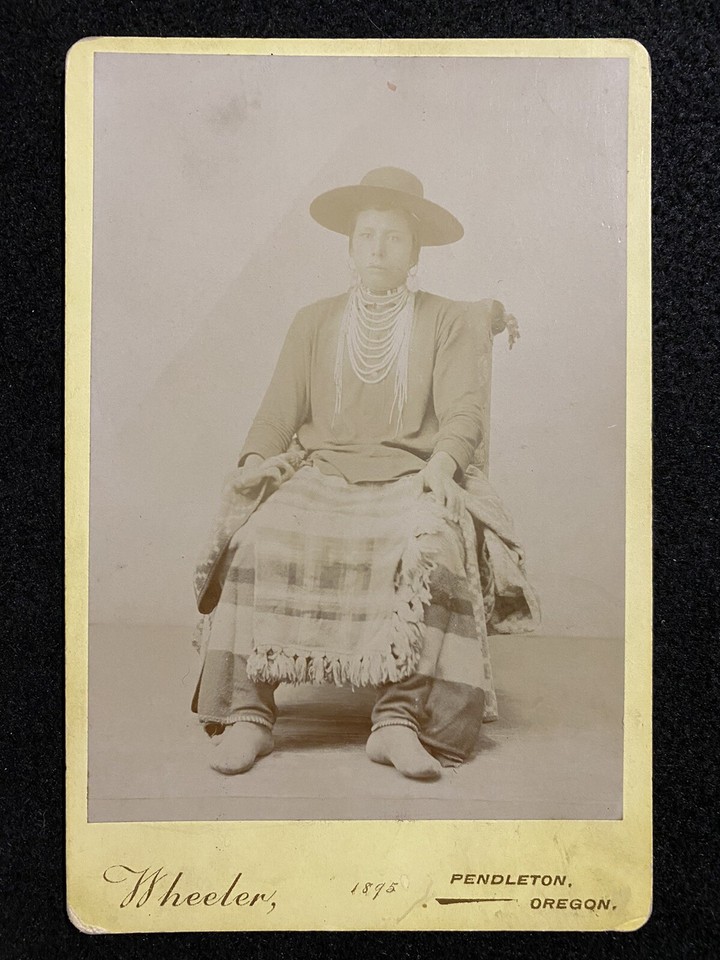 Pendleton Oregon OR Umatilla Indian 1895 Native American Antique ...