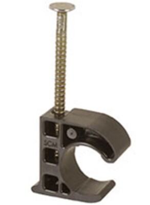 200 PACK 556-1 3/8" Stand off Clamp with nail Copper, PEX and CPVC | eBay