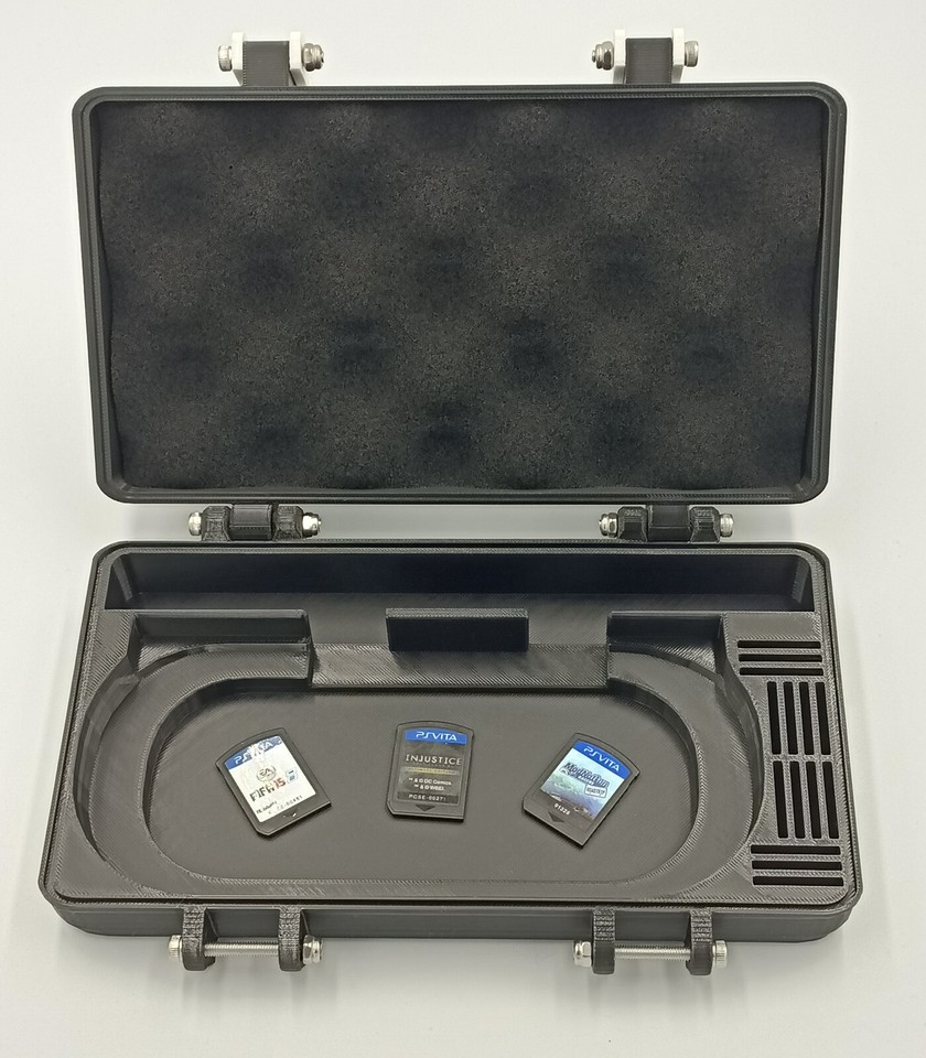 Protective Carrying Case for PS Vita 2000 - Holds 14 Games and USB ...