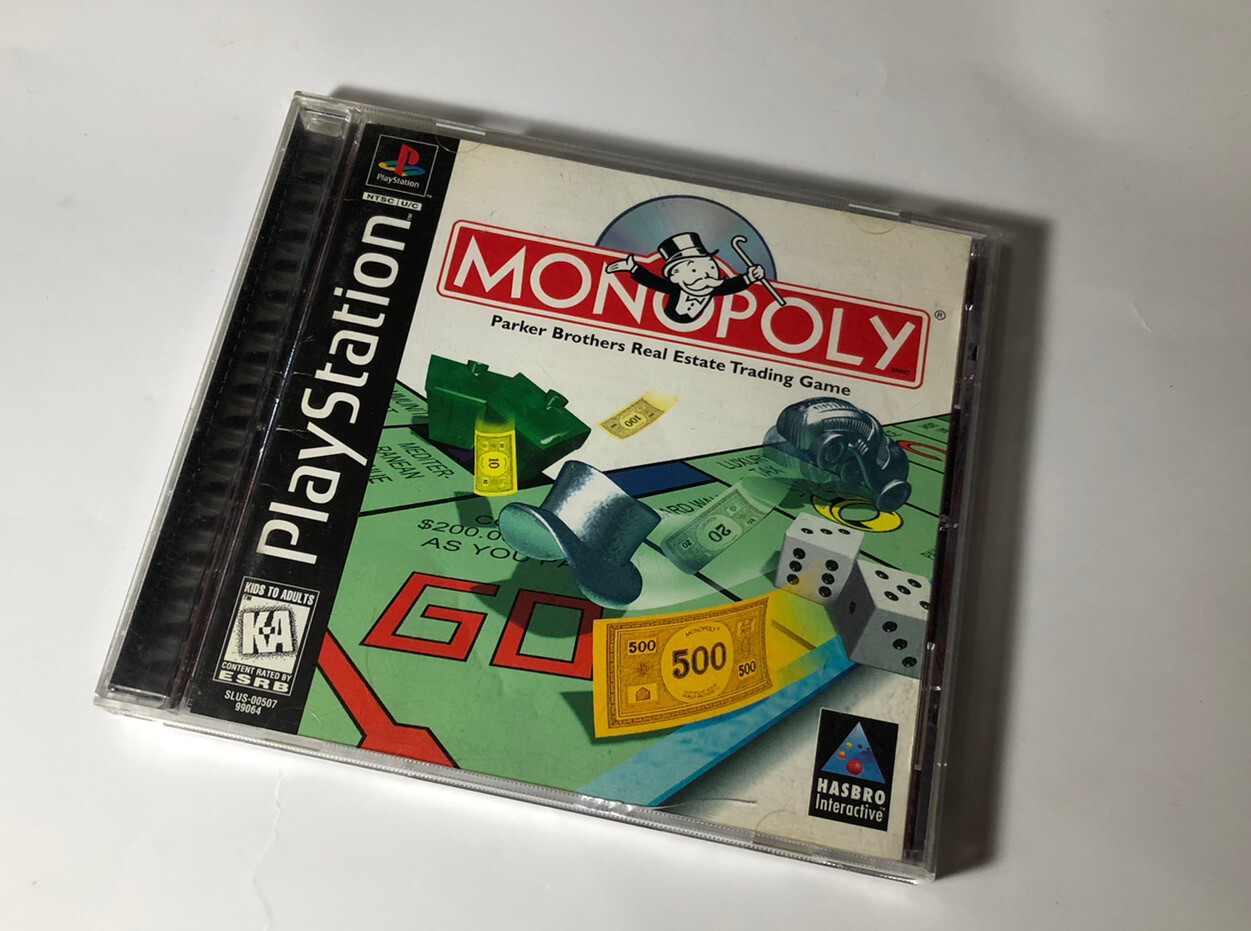 Monopoly (Sony PlayStation 1, 1998) CIB Complete Good Shape TESTED ...