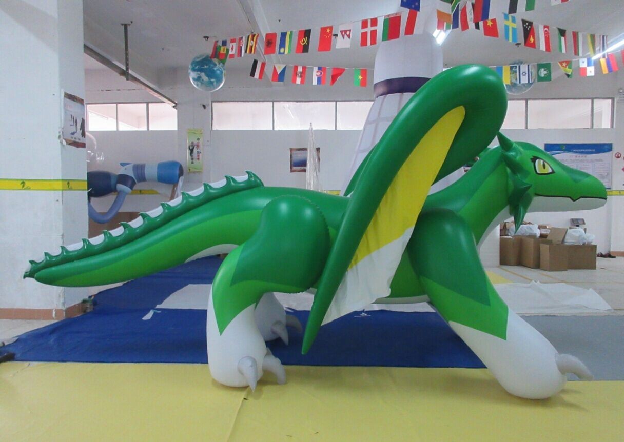 PVC0.4MM Inflatable Green Dragon 6.56 Feet Long | eBay