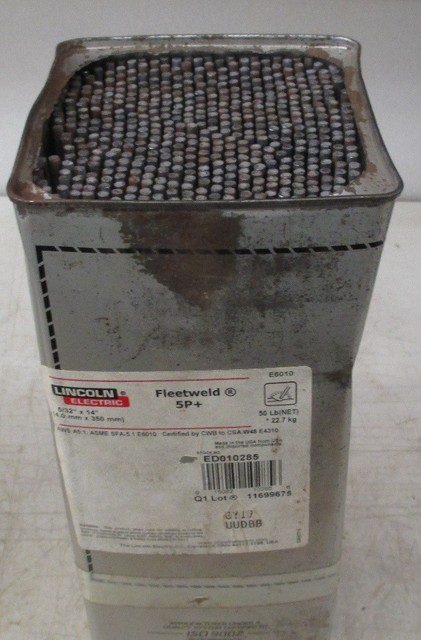 Lincoln FLEETWELD 5p Welding Rods 50 LB Aws E6010 5/32" X 14" ED010285 ...