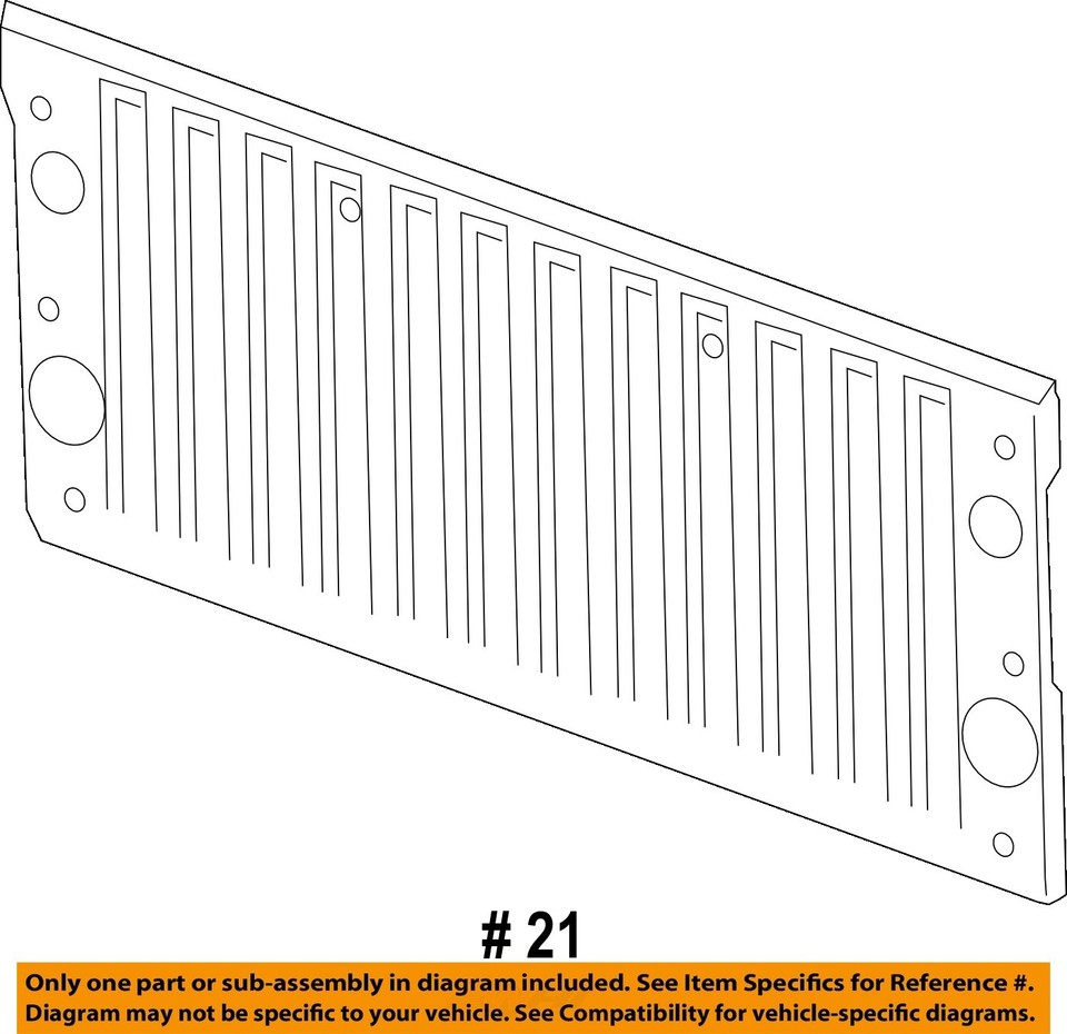 GM OEM 19-23 Sierra 1500 Pick Up Box Tail Gate-Cover Panel 23388997 | eBay