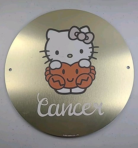 Pottery Barn Teen Hello Kitty Gold Zodiac Cancer Wall Decor Read ...