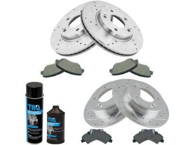 33XT76H Front and Rear Brake Pad and Rotor Kit Fits 2012-2016 Hyundai ...