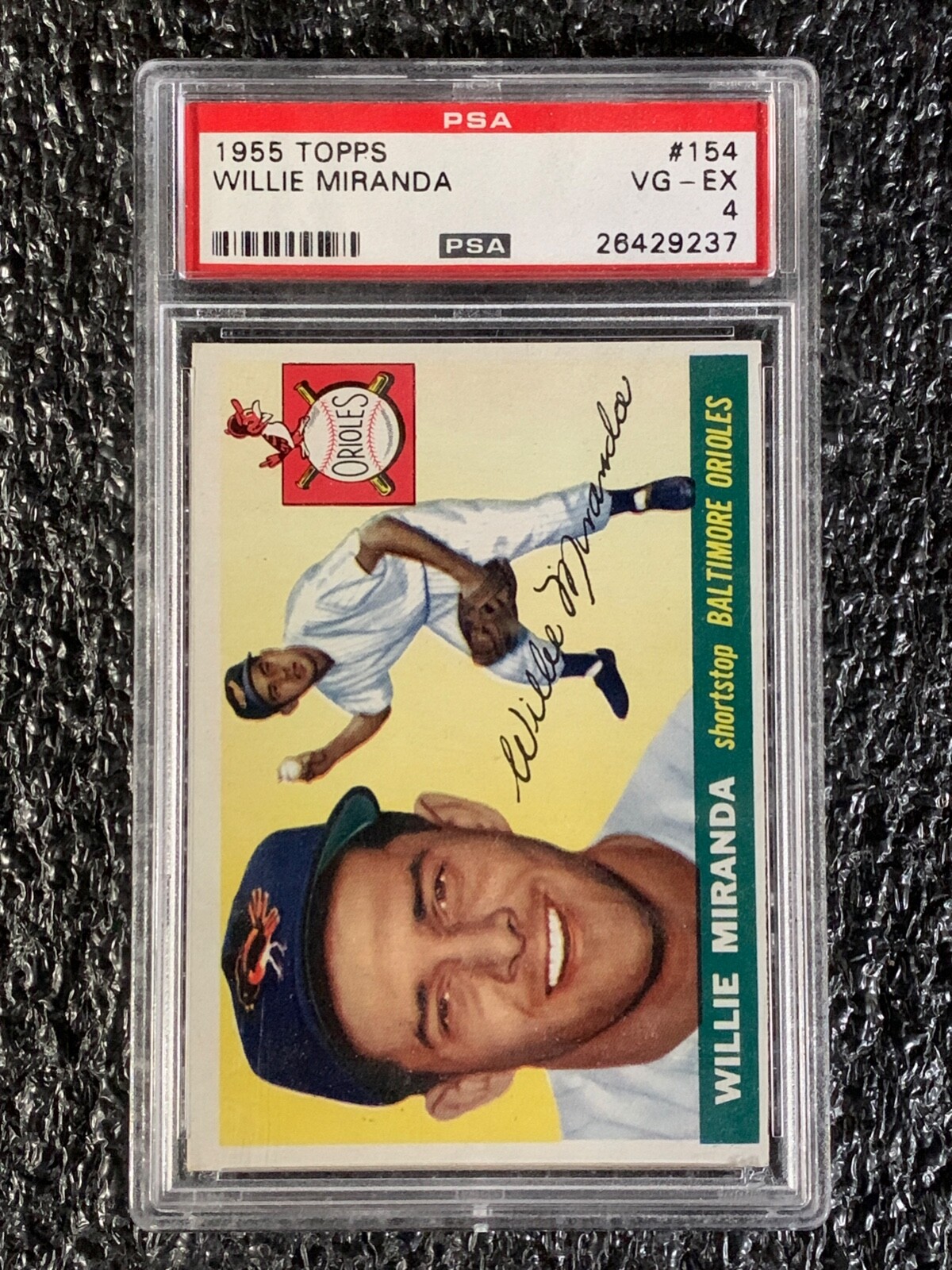 1955 Topps Baseball #154 Willie Miranda PSA 4 | eBay