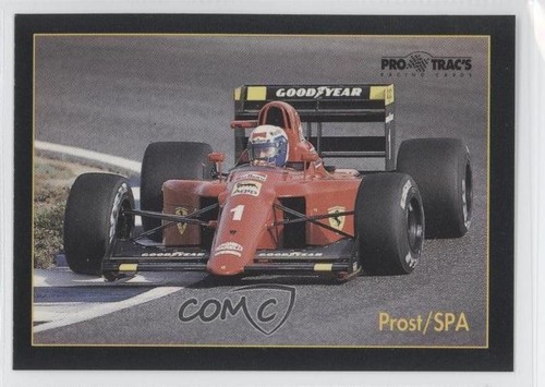 1991 Pro Trac's Formula One Alain Prost #182 Rookie RC HOF | eBay