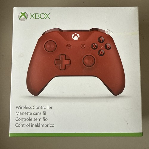 Microsoft Xbox One Model #1708 Wireless Controller - Color Red With Box ...
