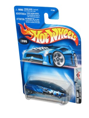 Hot Wheels Final Run 12/12 (2003) Blue GM Lean Machine Toy Car #206 | eBay