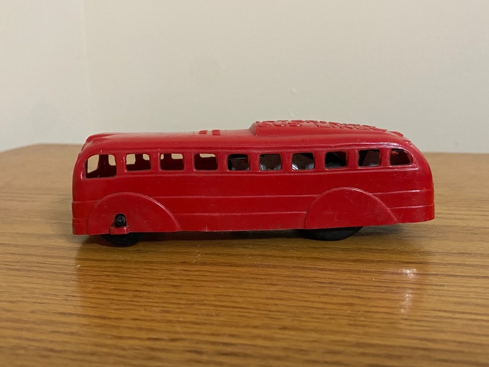 Inter City Bus Toy Vintage Friction Drive Bus VA-54 | eBay