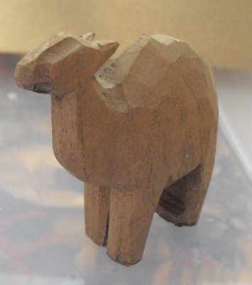 Hand Carved Wood Primitive Camel Standing Figurine 2 3/4" Tall LOOK | eBay