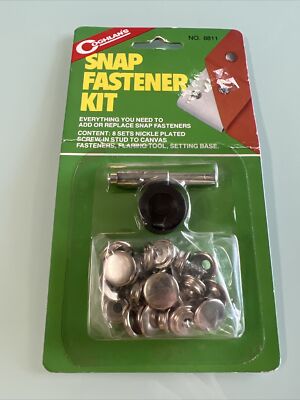 Coghlans Snap Fastener Kit #8811. Vintage. New In Sealed Package! Great ...