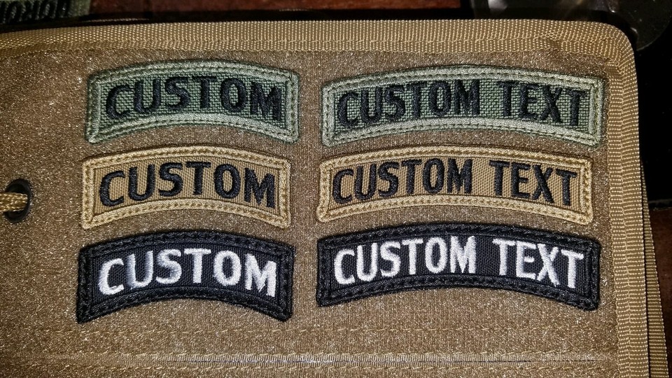 Custom Rocker Tab w Hook Back Fabric Multicam Military Style OCP ...