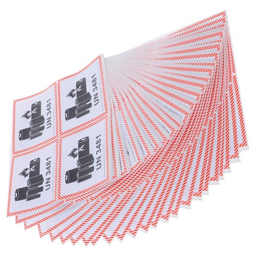 Set of 2 Warning Label Sticker Labels Stickers Hazardous Shipping | eBay UK