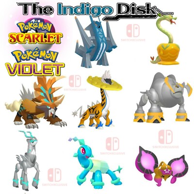 Indigo Disk Gouging Fire Raging Bolt Iron Boulder Iron Crown Terapagos ...