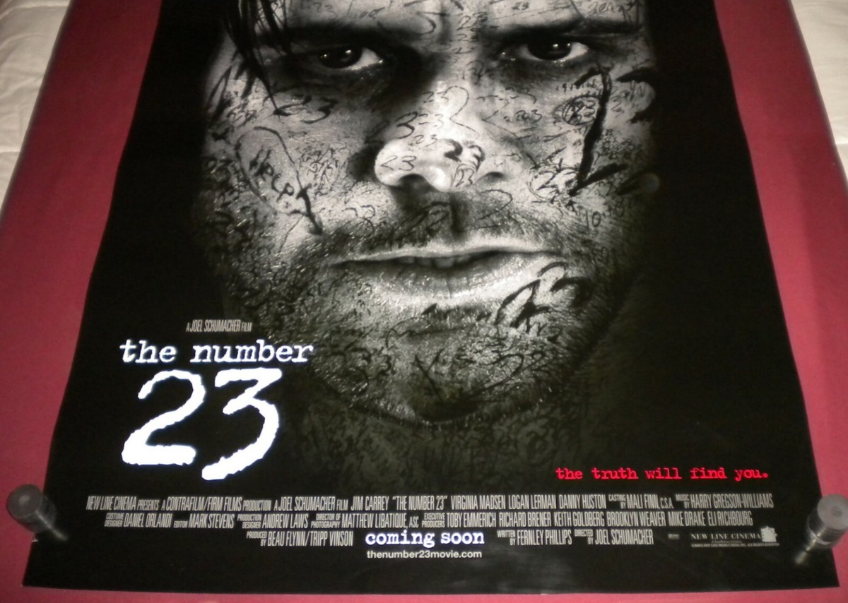 The Number 23 Jim Carrey JIM CARREY, JOEL SCHUMACHER And VIRGINIA