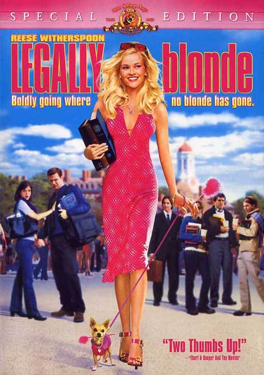 Legally Blonde Movie Poster Legally Blonde 2: Red, White & Blonde