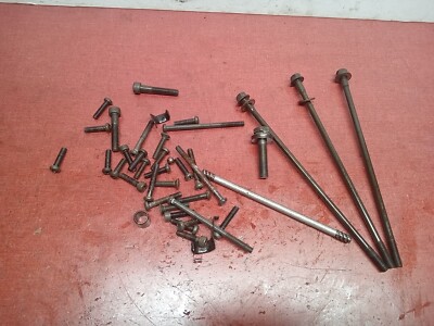 1996 96 YAMAHA XT 225 XT225 MISC ENGINE HARDWARE BOLT PARTS LOT CLUTCH ...