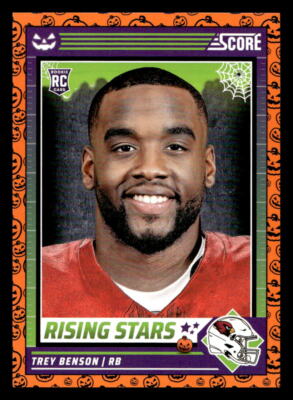 2024 Score-A-Treat #47 Trey Benson A-Treat - Rising Stars Orange ...
