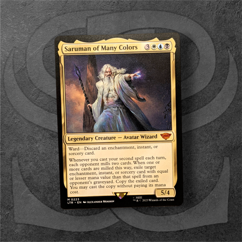 Saruman of Many Colors • Mythic Avatar Wizard • Lord of the Rings • MTG ...