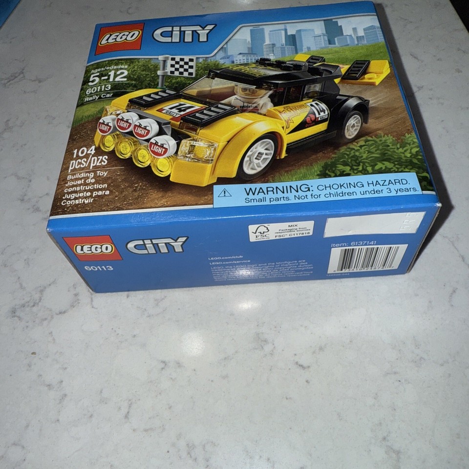 LEGO CITY: Rally Car (60113) Retired Brand New Factory Sealed ...