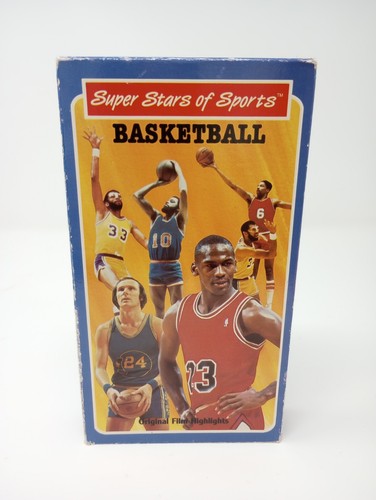 Super Stars of Sports Basketball VHS Vintage Michael Jordan NBA (1992 ...