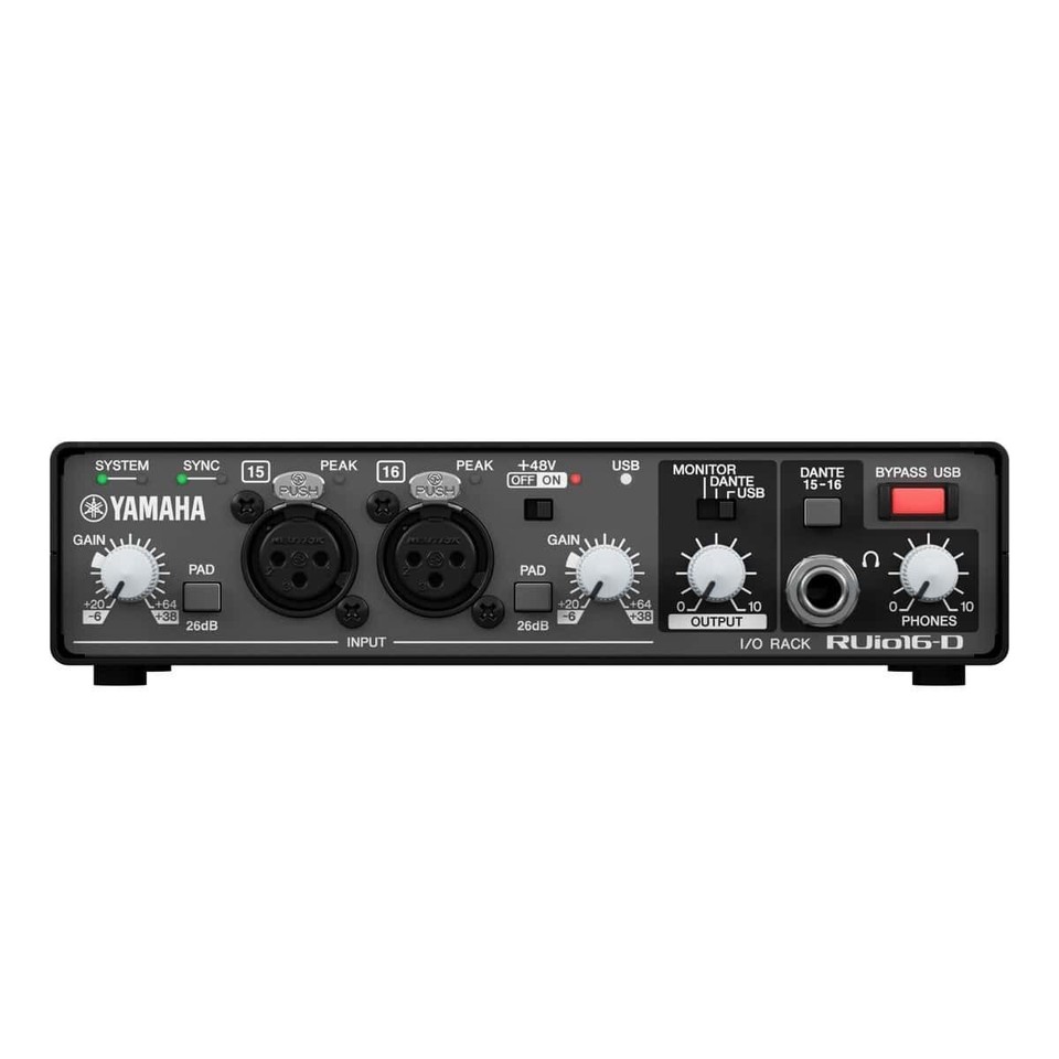 Yamaha RUIO16-D Dante-USB-Analog Audio Interface | eBay