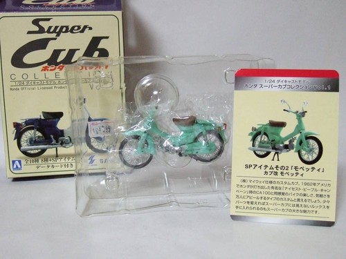 1/24 Honda Super Cub Collection Vol.1 Secret Mopetti Green figure Japan ...