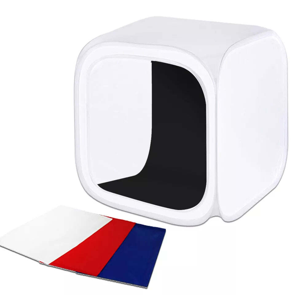 12" Photo Studio Portable Shooting Product Light Tent with 4 Colors ...