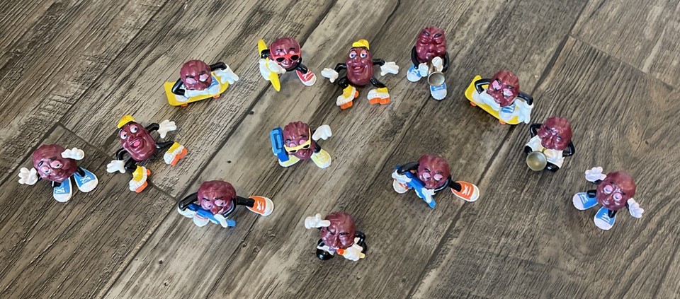 Vintage Lot 13 of California Raisin Figures Band Figurines Raisinettes ...