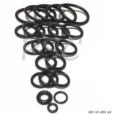 Cooling system radiator hoses O ring set kit For BMW e83 X3 M54 engine ...