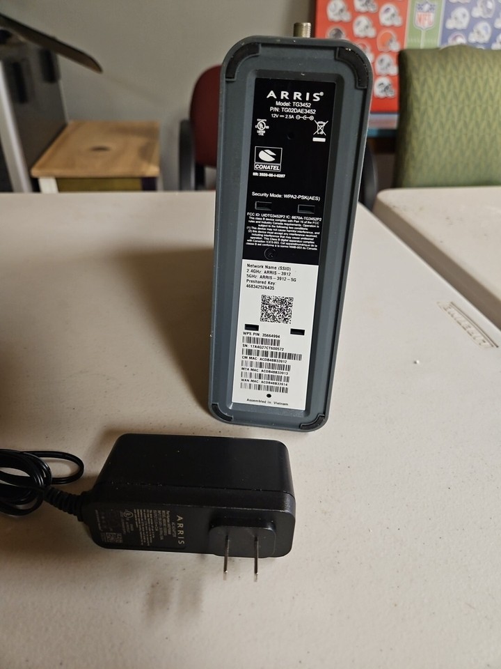 Arris Surfboard TG3452 DOCSIS 3.1 Cable Voice Gateway Modem Router with ...