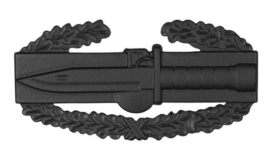 US Army Combat Action Badge Full Size Black Metal (each) | eBay